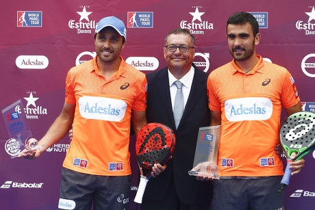 Spanish Paddle Tennis Players Fernando Belasteguin Editorial Stock ...