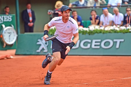 Andy Murray Gbr Sprints Line During Editorial Stock Photo - Stock Image ...