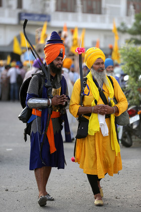 Sikh Men Dressed Sikh Warrior Attire Editorial Stock Photo - Stock ...