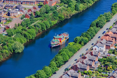 Snowdrop Mersey Ferry Dazzle Ship On Editorial Stock Photo - Stock ...