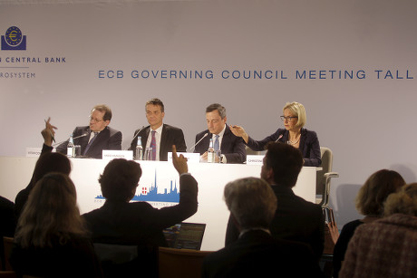 ECB Governing Council meeting in Tallinn, Estonia - 08 Jun 2017 Stock ...
