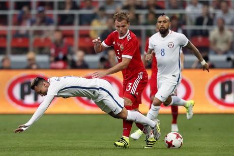 Russia vs Chile, Moscow, Russian Federation - 09 Jun 2017 Stock ...