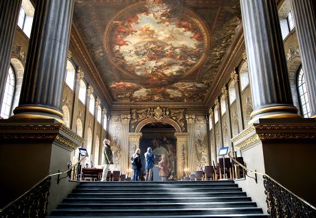 Painted Hall Old Royal Navy College Editorial Stock Photo - Stock Image ...