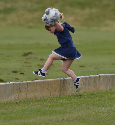 Mia Grace Tindall Jumping Playing Friends Editorial Stock Photo - Stock ...