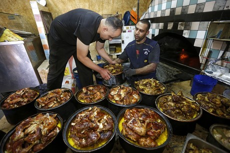 Palestinian Bakers Prepare Traditional Kind Food Editorial Stock Photo ...