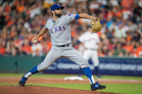 Texas Rangers Starting Pitcher Nick Martinez Editorial Stock Photo ...
