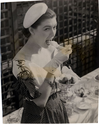 Eunice Gardiner Fifties Fashion Model Picture Editorial Stock Photo ...