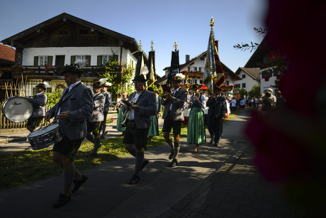 Participants Walk Through Village On Their Editorial Stock Photo ...