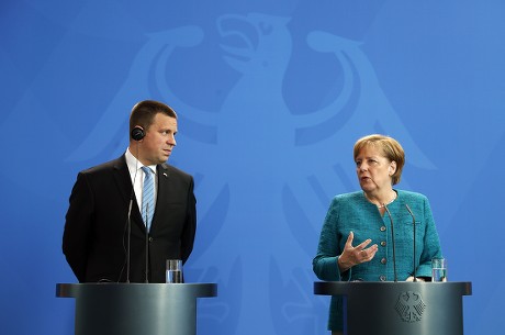 Angela Merkel Juri Ratas Editorial Stock Photo - Stock Image | Shutterstock