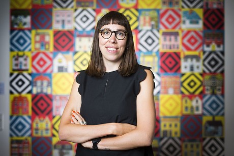 Illustrator Alice Pattullo Front Her Wall Editorial Stock Photo - Stock ...