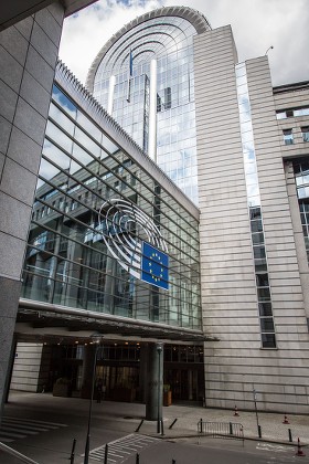 European Parliament Paulhenri Spaak Phs Building Editorial Stock Photo ...
