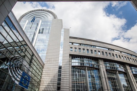European Parliament Paulhenri Spaak Phs Building Editorial Stock Photo ...
