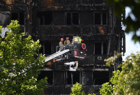 West London tower block fire aftermath, United Kingdom - 16 Jun 2017 ...