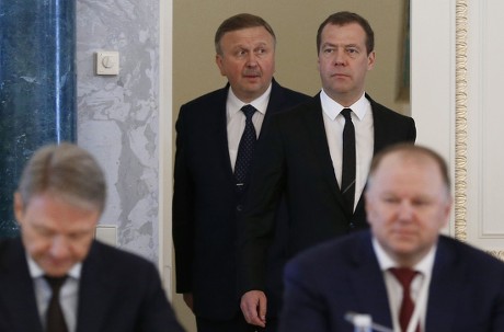 Dmitry Medvedev Andrei Kobyakov Editorial Stock Photo - Stock Image ...