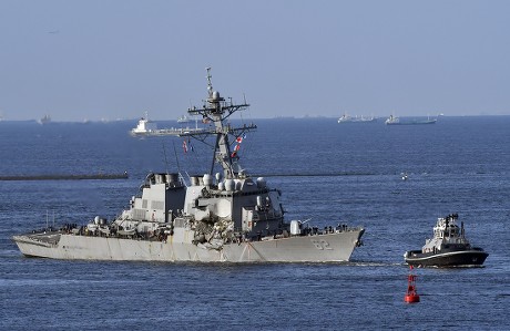 Us Navy Destroyer Uss Fitzgerald Returns Editorial Stock Photo - Stock ...