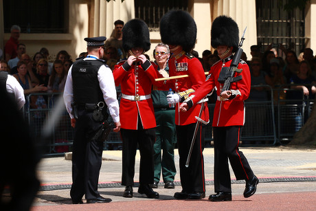 Guardsman Overcome By Heat Passed Out Editorial Stock Photo - Stock ...