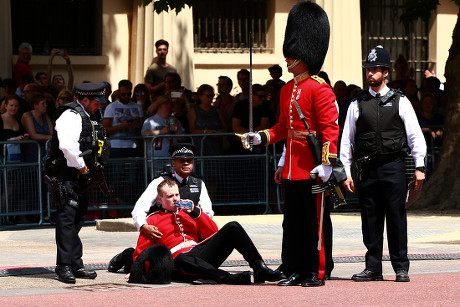 Guardsman Overcome By Heat Passed Out Editorial Stock Photo - Stock ...