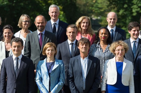 French President Emmanuel Macron C Poses Editorial Stock Photo - Stock ...