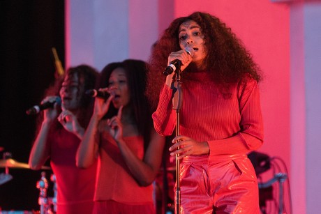 Solange Performing On West Holts Stage Editorial Stock Photo - Stock ...