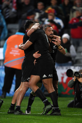 All Black Winger Rieko Ioane Celebrates Editorial Stock Photo - Stock ...