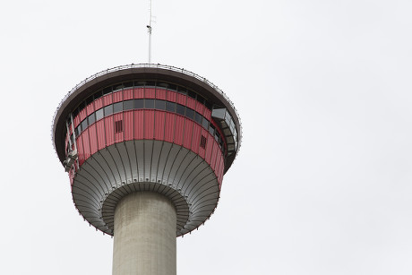 Calgary Tower Downtown Calgary Canada Tower Editorial Stock Photo ...