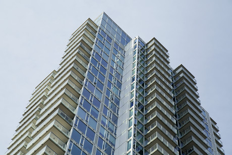 Tower Block Housing Calgary Canada Building Editorial Stock Photo ...
