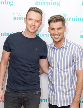 Kieron Richardson Husband Carl Editorial Stock Photo - Stock Image ...
