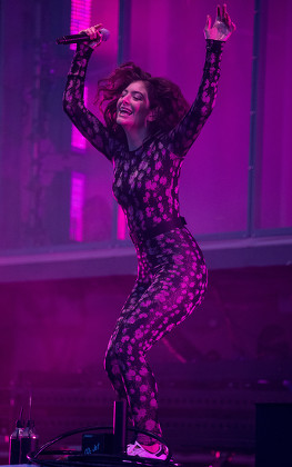 Lorde Performing On Other Stage Editorial Stock Photo - Stock Image ...