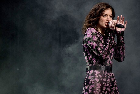 Lorde Performing On Other Stage Editorial Stock Photo - Stock Image ...