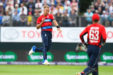 Wicket Tom Curran England Celebrates Taking Editorial Stock Photo ...
