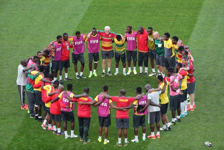 Cameroon Players During Teams Training Session Editorial Stock Photo ...