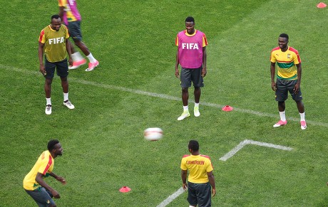 Cameroon Players During Teams Training Session Editorial Stock Photo ...