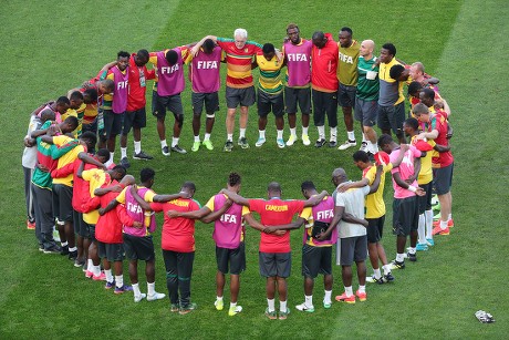 Cameroon Players During Teams Training Session Editorial Stock Photo ...
