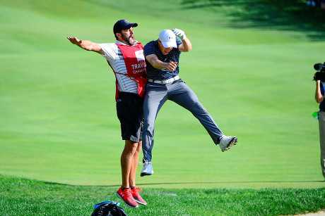 Jordan Spieth United States Celebrates Making Editorial Stock Photo ...