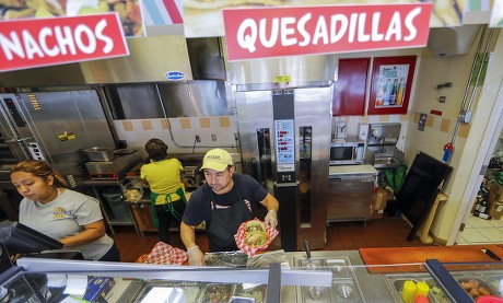 Felix Moncada Prepares Authentic Mexican Food Editorial Stock Photo ...
