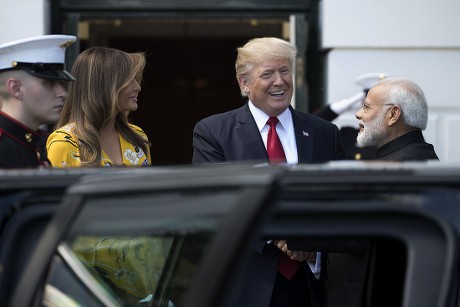 Donald Trump Melania Trump Narendra Modi Editorial Stock Photo - Stock ...