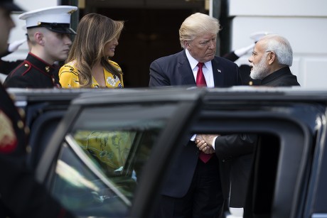 Donald Trump Melania Trump Narendra Modi Editorial Stock Photo - Stock ...