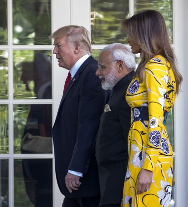 Donald Trump Melania Trump Narendra Modi Editorial Stock Photo - Stock ...