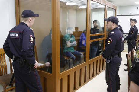 Trial of defendants in Boris Nemtsov murder case, Moscow, Russian ...