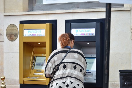 50th Anniversary Worlds First Atm Machine Editorial Stock Photo - Stock ...