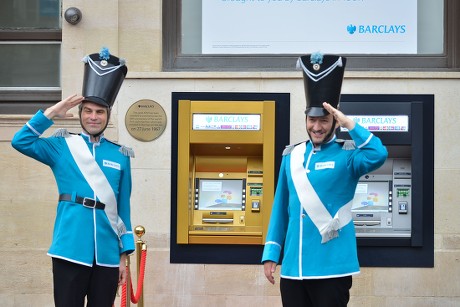 50th Anniversary Worlds First Atm Machine Editorial Stock Photo - Stock ...