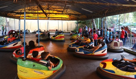 Syrian Children Enjoy Rides During Celebrations Editorial Stock Photo ...