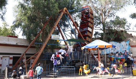 Syrian Children Enjoy Rides During Celebrations Editorial Stock Photo ...