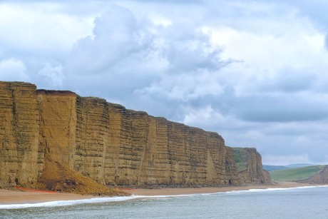 West Bay Cliffs Suffer Second Massive Editorial Stock Photo - Stock ...