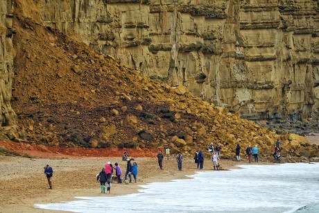 Holiday Makers Sightseers Arrive West Bay Editorial Stock Photo - Stock ...