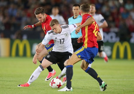 Mitchell Weiser Germany Battles Saul Niguez Editorial Stock Photo ...