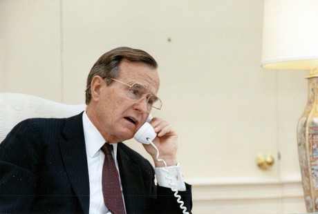 United States President George Hw Bush Editorial Stock Photo - Stock ...