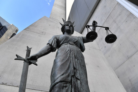 Statue Ancient Greek Goddess Justice Themis Editorial Stock Photo ...
