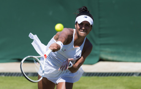 Sweat On Back Heather Watson Gbr Editorial Stock Photo - Stock Image ...
