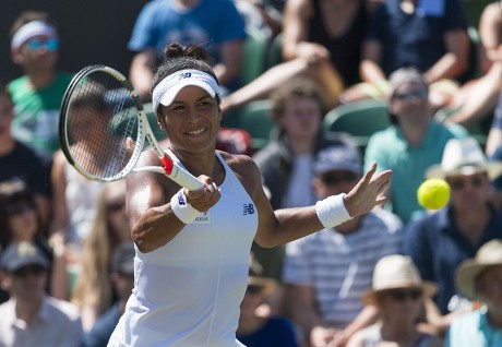 Sweat On Back Heather Watson Gbr Editorial Stock Photo - Stock Image ...
